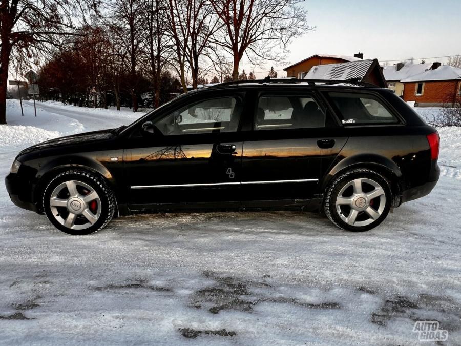 Black Audi A4 2002 in Vilnius, with an engine capacity of 1.90 L and mileage of 420 thousand km for 1199 €, photo 4 on AUTOMOTO.COM.LV