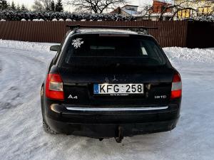Black Audi A4 2002 in Vilnius, with an engine capacity of 1.90 L and mileage of 420 thousand km for 1199 €, photo 6 on AUTOMOTO.COM.LV