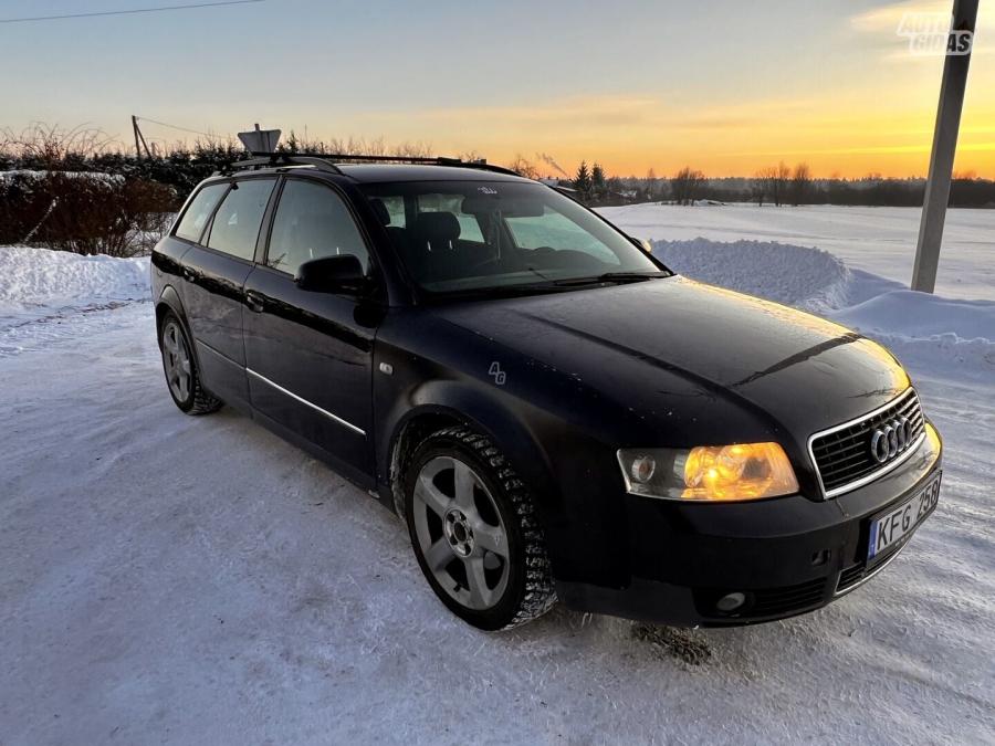 Black Audi A4 2002 in Vilnius, with an engine capacity of 1.90 L and mileage of 420 thousand km for 1199 €, photo 10 on AUTOMOTO.COM.LV