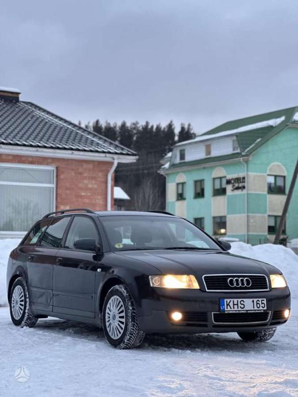 Melns Audi A4 2002 Viļņa, ar dzinēja tilpumu 1.90 L un nobraukumu 285 tūkst. km par 1350 €, foto 1 vietnē AUTOMOTO.COM.LV