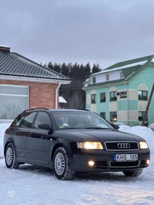 Melns Audi A4 2002 Viļņa, ar dzinēja tilpumu 1.90 L un nobraukumu 285 tūkst. km par 1350 €, foto  vietnē AUTOMOTO.COM.LV