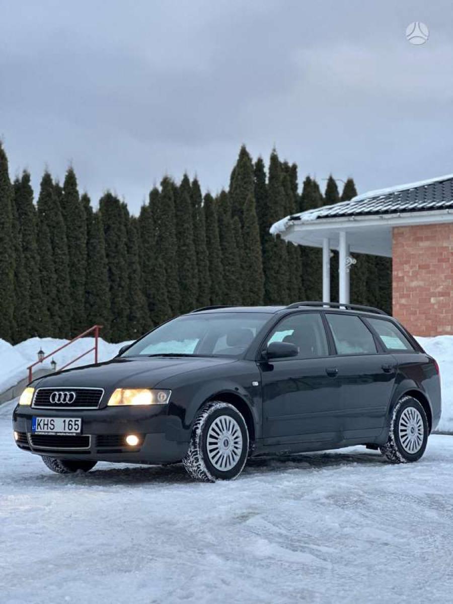 Black Audi A4 2002 in Vilnius, with an engine capacity of 1.90 L and mileage of 285 thousand km for 1350 €, photo 4 on AUTOMOTO.COM.LV