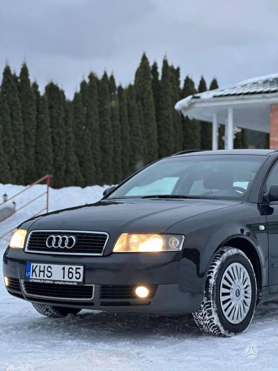Black Audi A4 2002 in Vilnius, with an engine capacity of 1.90 L and mileage of 285 thousand km for 1350 €, photo 5 on AUTOMOTO.COM.LV