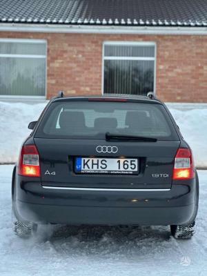 Black Audi A4 2002 in Vilnius, with an engine capacity of 1.90 L and mileage of 285 thousand km for 1350 €, photo 8 on AUTOMOTO.COM.LV