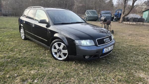 Black Audi A4 2002 in Prienai, with an engine capacity of 2.50 L and mileage of 422 thousand km for 1200 €, photo 1 on AUTOMOTO.COM.LV