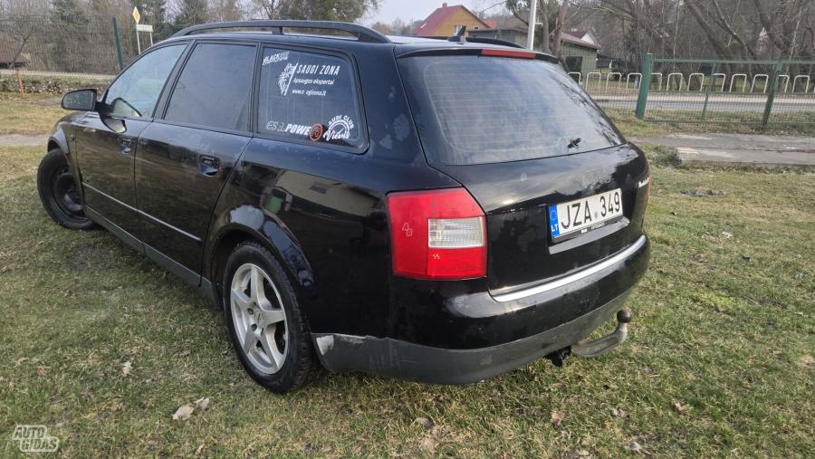 Black Audi A4 2002 in Prienai, with an engine capacity of 2.50 L and mileage of 422 thousand km for 1200 €, photo 6 on AUTOMOTO.COM.LV