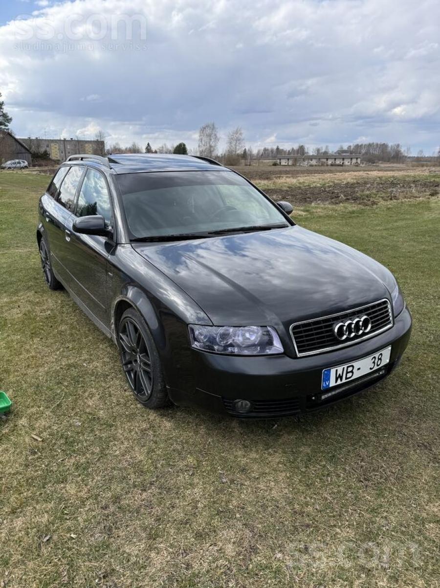 Black Audi A4 2002 in Aizkraukle, with an engine capacity of 1.90 L and mileage of 365 thousand km for 2100 €, photo 1 on AUTOMOTO.COM.LV