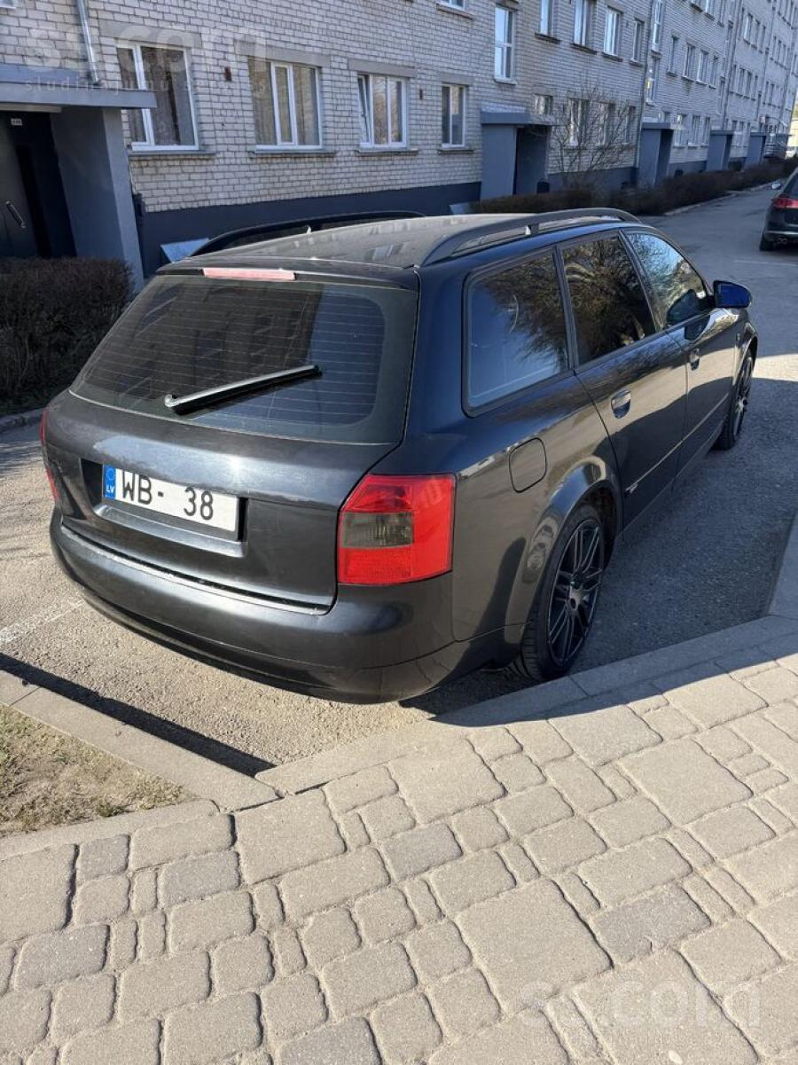 Black Audi A4 2002 in Aizkraukle, with an engine capacity of 1.90 L and mileage of 365 thousand km for 2100 €, photo 4 on AUTOMOTO.COM.LV