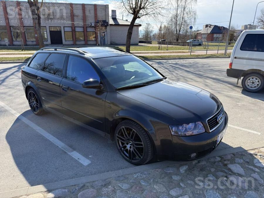 Black Audi A4 2002 in Aizkraukle, with an engine capacity of 1.90 L and mileage of 365 thousand km for 2100 €, photo 7 on AUTOMOTO.COM.LV