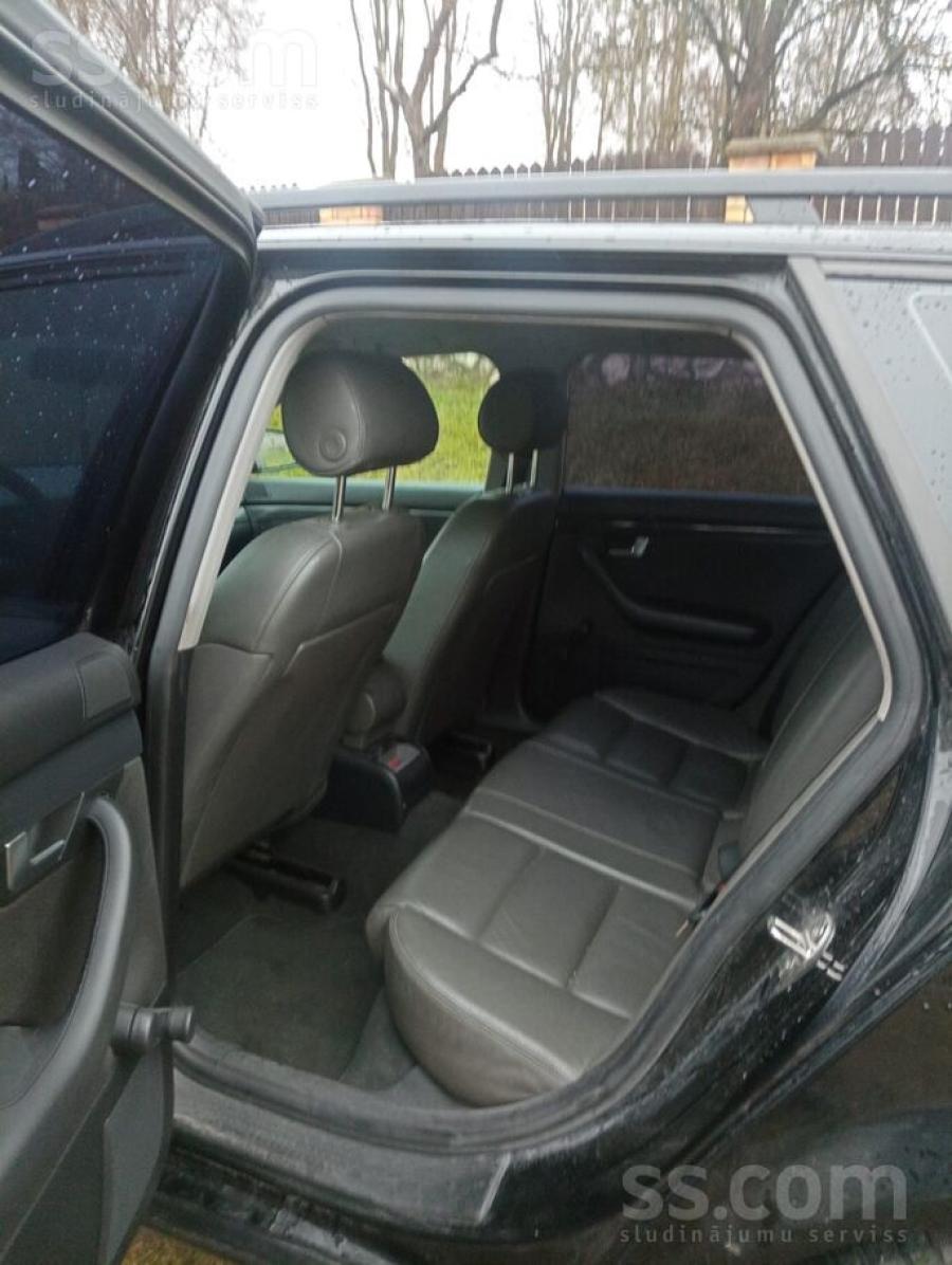Melns Audi A4 2002 Ludza, ar dzinēja tilpumu 1.90 L un nobraukumu 492 tūkst. km par 1800 €, foto 6 vietnē AUTOMOTO.COM.LV