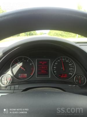 Melns Audi A4 2002 Valka, ar dzinēja tilpumu 2.00 L un nobraukumu 234 tūkst. km par 1800 €, foto 6 vietnē AUTOMOTO.COM.LV