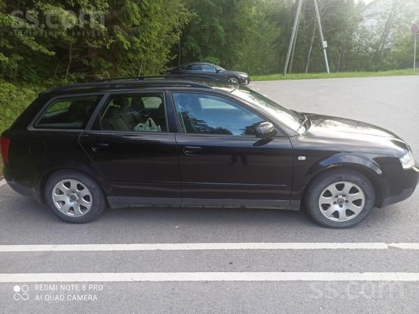Black Audi A4 2002 in Valka, with an engine capacity of 2.00 L and mileage of 234 thousand km for 1800 €, photo 4 on AUTOMOTO.COM.LV