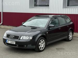 Black Audi A4 2002 in Riga, with an engine capacity of 1.80 L and mileage of 0 thousand km for 1390 €, photo 3 on AUTOMOTO.COM.LV