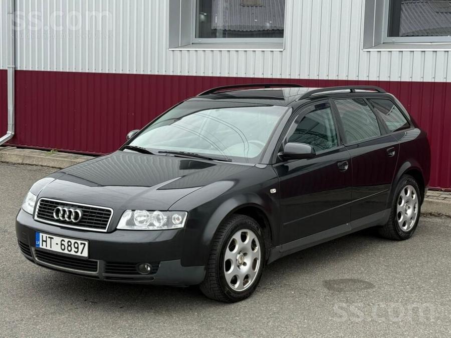 Black Audi A4 2002 in Riga, with an engine capacity of 1.80 L and mileage of 0 thousand km for 1390 €, photo 3 on AUTOMOTO.COM.LV
