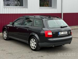 Black Audi A4 2002 in Riga, with an engine capacity of 1.80 L and mileage of 0 thousand km for 1390 €, photo 4 on AUTOMOTO.COM.LV