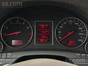 Black Audi A4 2002 in Riga, with an engine capacity of 1.80 L and mileage of 0 thousand km for 1390 €, photo 13 on AUTOMOTO.COM.LV