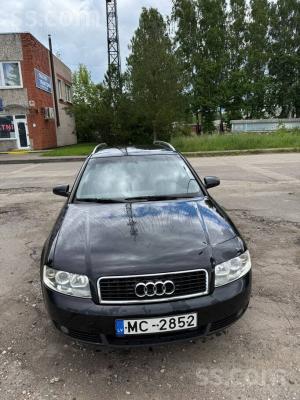 Черный Ауди А4 2002 в Даугавпилс, объемом двигателя 1.90 л и пробегом 392 тыс. км за 1300 €, фото  на AUTOMOTO.COM.LV