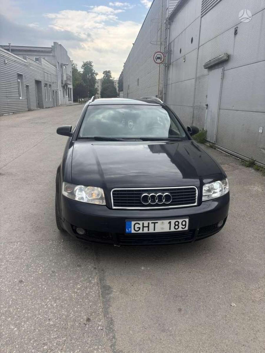 Black Audi A4 2002 in Marijampole, with an engine capacity of 1.90 L and mileage of 490 thousand km for 1100 €, photo 1 on AUTOMOTO.COM.LV