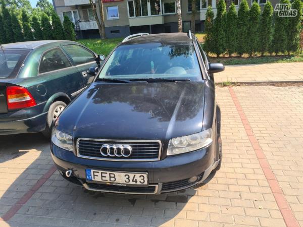 Melns Audi A4 2002 Alīta, ar dzinēja tilpumu 1.90 L un nobraukumu 400 tūkst. km par 500 €, foto 2 vietnē AUTOMOTO.COM.LV