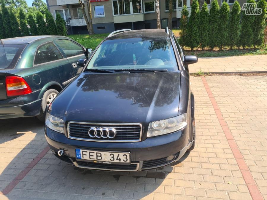 Black Audi A4 2002 in Alytus, with an engine capacity of 1.90 L and mileage of 400 thousand km for 500 €, photo 3 on AUTOMOTO.COM.LV