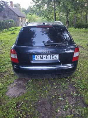 Black Audi A4 2002 in Bauska, with an engine capacity of 1.90 L and mileage of 450 thousand km for 1200 €, photo 3 on AUTOMOTO.COM.LV