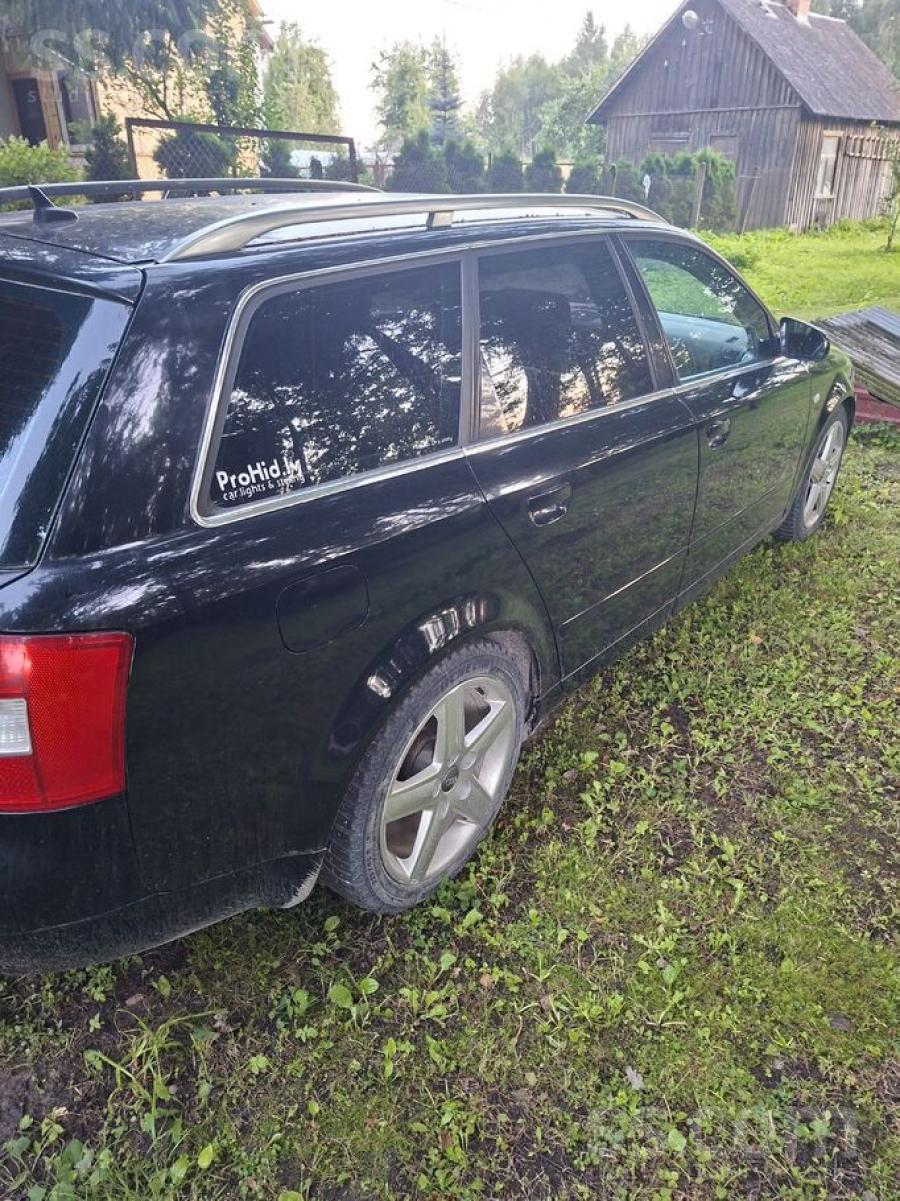 Black Audi A4 2002 in Bauska, with an engine capacity of 1.90 L and mileage of 450 thousand km for 1200 €, photo 4 on AUTOMOTO.COM.LV