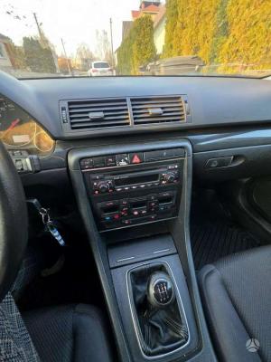 Melns Audi A4 2002 Radviliškis, ar dzinēja tilpumu 1.90 L un nobraukumu 328 tūkst. km par 800 €, foto 7 vietnē AUTOMOTO.COM.LV