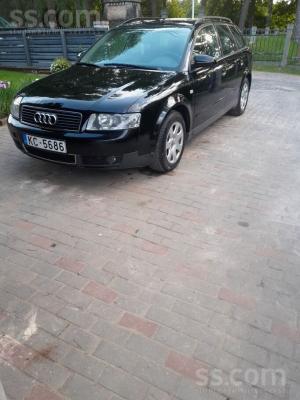 Black Audi A4 2002 in Cesis, with an engine capacity of 2.00 L and mileage of 236 thousand km for 1500 €, photo  on AUTOMOTO.COM.LV