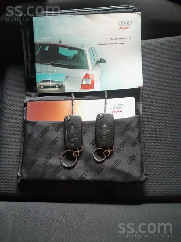 Black Audi A4 2002 in Cesis, with an engine capacity of 2.00 L and mileage of 236 thousand km for 1500 €, photo 4 on AUTOMOTO.COM.LV
