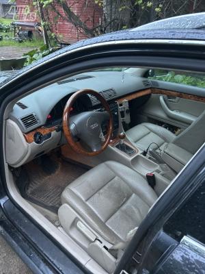 Black Audi A4 2002 in Vilnius, with an engine capacity of 1.90 L and mileage of 430 thousand km for 1200 €, photo 5 on AUTOMOTO.COM.LV