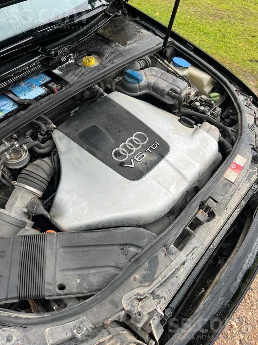 Melns Audi A4 2002 Cēsis, ar dzinēja tilpumu 2.50 L un nobraukumu 368 tūkst. km par 600 €, foto 5 vietnē AUTOMOTO.COM.LV
