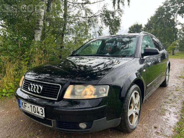 Черный Ауди А4 2002 в Цесис, объемом двигателя 2.50 л и пробегом 368 тыс. км за 600 €, фото 1 на AUTOMOTO.COM.LV