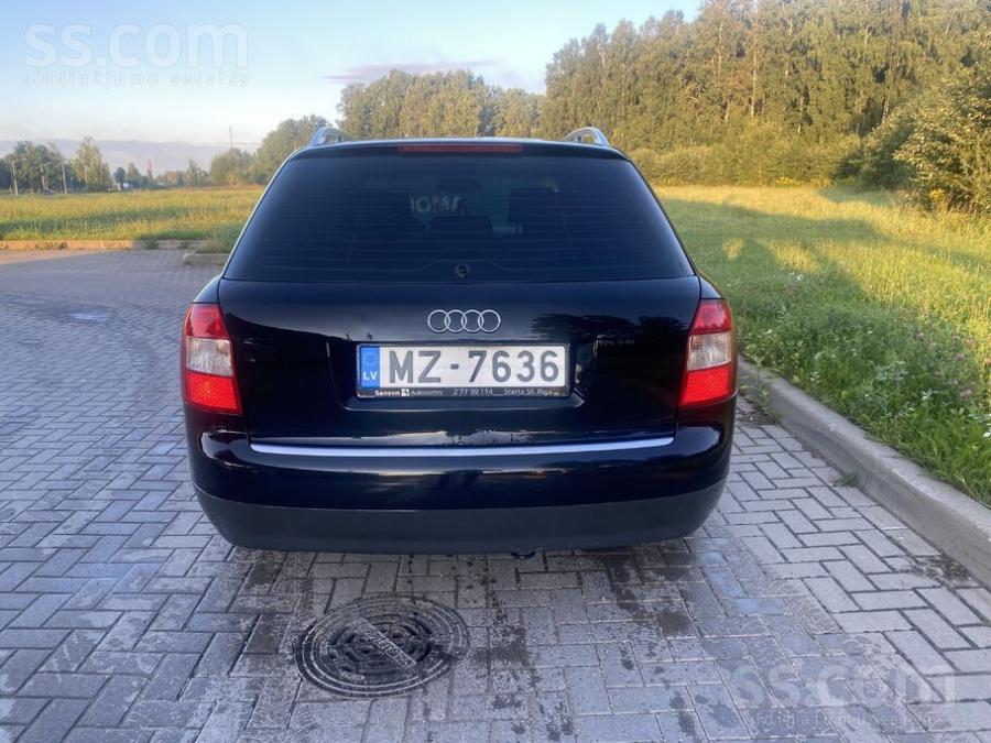Melns Audi A4 2002 Aizkraukle, ar dzinēja tilpumu 1.90 L un nobraukumu 391 tūkst. km par 1650 €, foto 4 vietnē AUTOMOTO.COM.LV