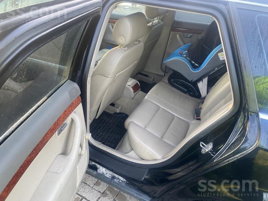 Melns Audi A4 2002 Aizkraukle, ar dzinēja tilpumu 1.90 L un nobraukumu 391 tūkst. km par 1650 €, foto 7 vietnē AUTOMOTO.COM.LV