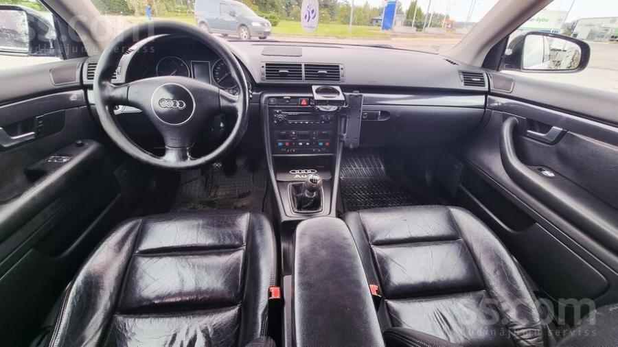 Black Audi A4 2002 in Cesis, with an engine capacity of 1.90 L and mileage of 450 thousand km for 1990 €, photo 20 on AUTOMOTO.COM.LV
