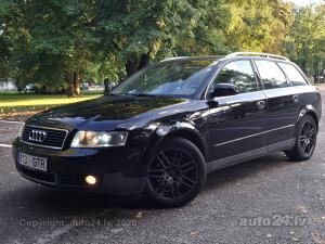 Melns Audi A4 2002 Tartu, ar dzinēja tilpumu 1.90 L un nobraukumu 487 tūkst. km par 1950 €, foto  vietnē AUTOMOTO.COM.LV