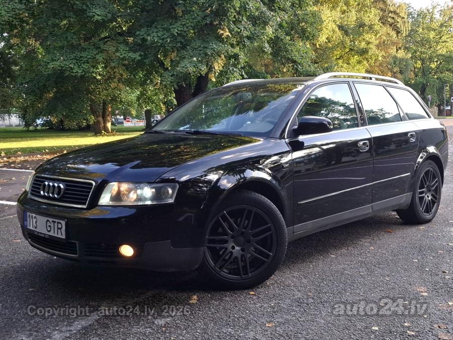 Black Audi A4 2002 in Tartu, with an engine capacity of 1.90 L and mileage of 487 thousand km for 1950 €, photo 1 on AUTOMOTO.COM.LV