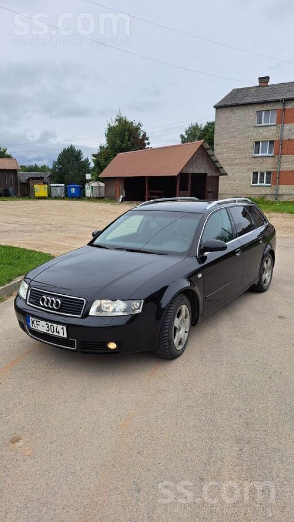 Audi A4 2002 Madona vietnē Melns Audi A4 2002 Madona, ar dzinēja tilpumu 2.50 L un nobraukumu 364 tūkst. km par 4900 €, foto 1 vietnē AUTOMOTO.COM.LV
