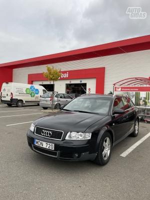 Melns Audi A4 2002 Kauņa, ar dzinēja tilpumu 1.90 L un nobraukumu 475 tūkst. km par 950 €, foto  vietnē AUTOMOTO.COM.LV