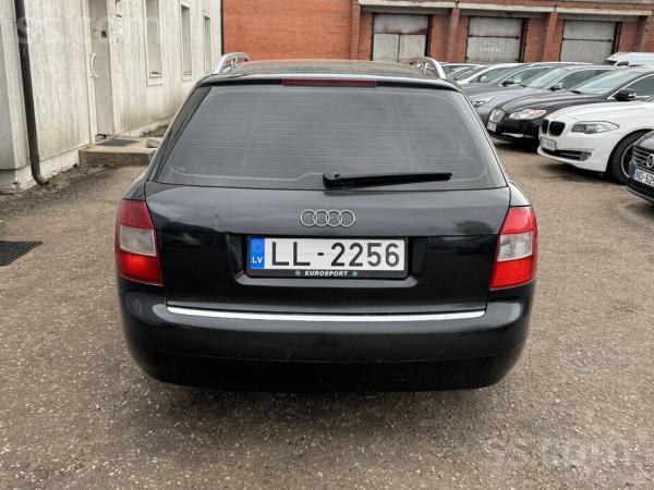 Black Audi A4 2003 in Daugavpils, with an engine capacity of 1.90 L and mileage of 0 thousand km for 2290 €, photo 5 on AUTOMOTO.COM.LV