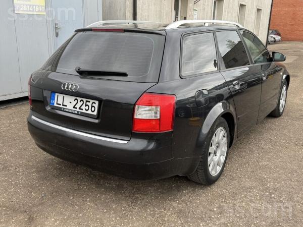 Black Audi A4 2003 in Daugavpils, with an engine capacity of 1.90 L and mileage of 0 thousand km for 2290 €, photo 6 on AUTOMOTO.COM.LV