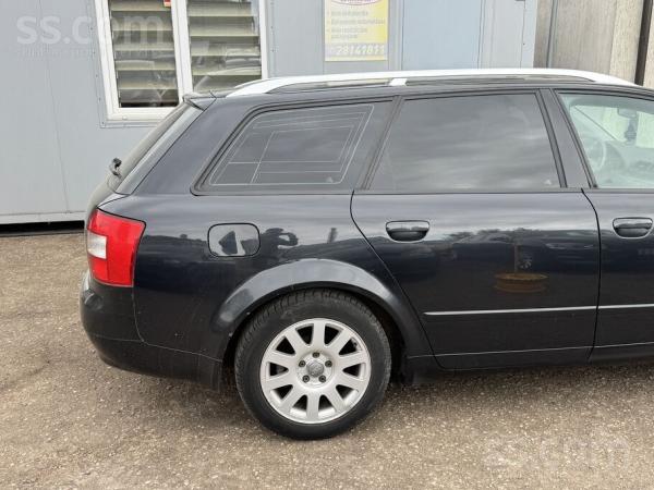 Black Audi A4 2003 in Daugavpils, with an engine capacity of 1.90 L and mileage of 0 thousand km for 2290 €, photo 7 on AUTOMOTO.COM.LV