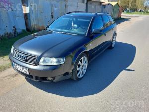 Melns Audi A4 2003 Liepāja, ar dzinēja tilpumu 2.50 L un nobraukumu 300 tūkst. km par 1800 €, foto 1 vietnē AUTOMOTO.COM.LV