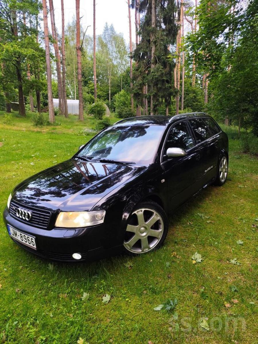 Black Audi A4 2003 in Rezekne, with an engine capacity of 2.50 L and mileage of 319 thousand km for 3500 €, photo 1 on AUTOMOTO.COM.LV
