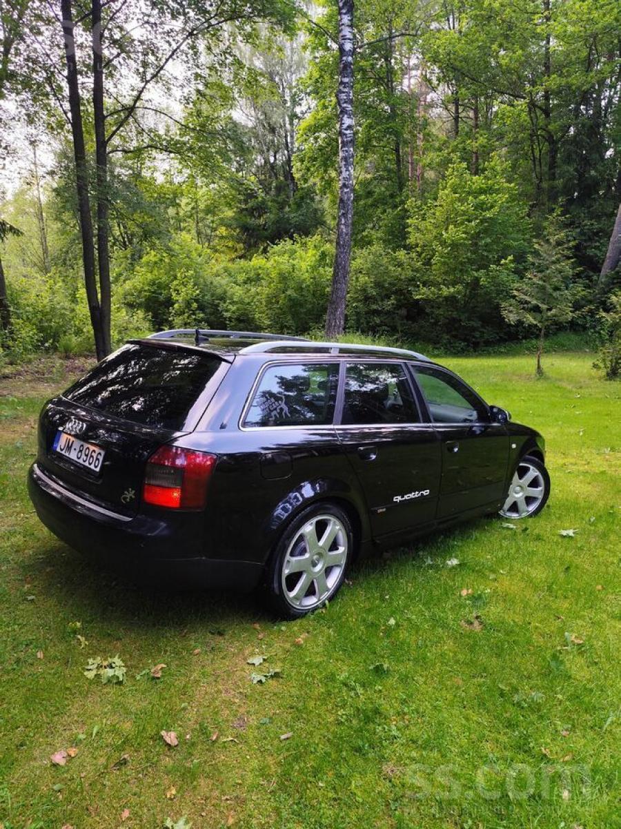 Black Audi A4 2003 in Rezekne, with an engine capacity of 2.50 L and mileage of 319 thousand km for 3500 €, photo 4 on AUTOMOTO.COM.LV