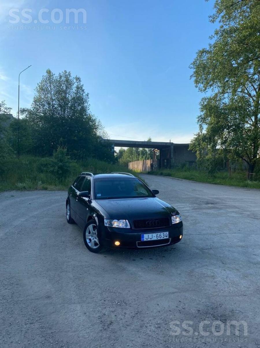 Black Audi A4 2003 in Rezekne, with an engine capacity of 1.90 L and mileage of 476 thousand km for 1500 €, photo 1 on AUTOMOTO.COM.LV