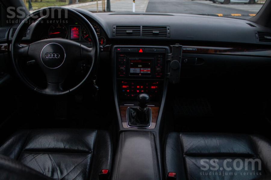 Melns Audi A4 2003 Jelgava, ar dzinēja tilpumu 1.90 L un nobraukumu 494 tūkst. km par 2900 €, foto 11 vietnē AUTOMOTO.COM.LV