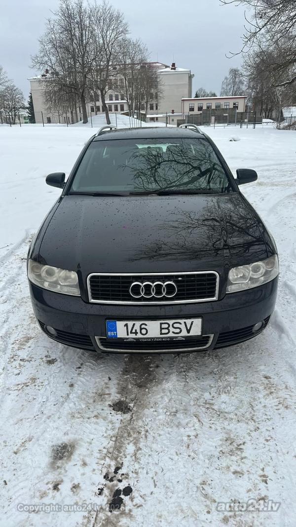 Black Audi A4 2003 in Tallinn, with an engine capacity of 2.50 L and mileage of 350 thousand km for 950 €, photo 2 on AUTOMOTO.COM.LV