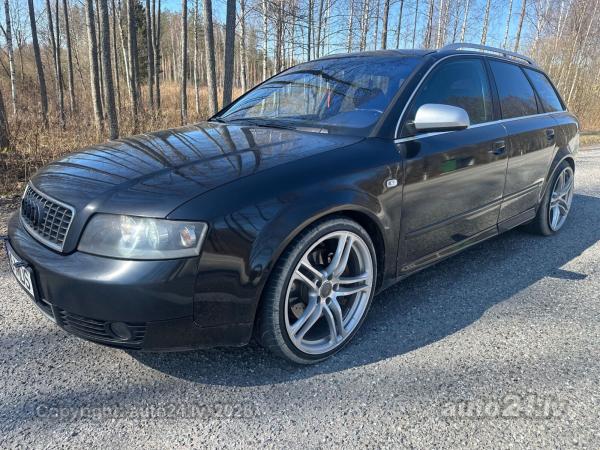Black Audi A4 2003 in Tallinn, with an engine capacity of 2.50 L and mileage of 367 thousand km for 4499 €, photo 1 on AUTOMOTO.COM.LV