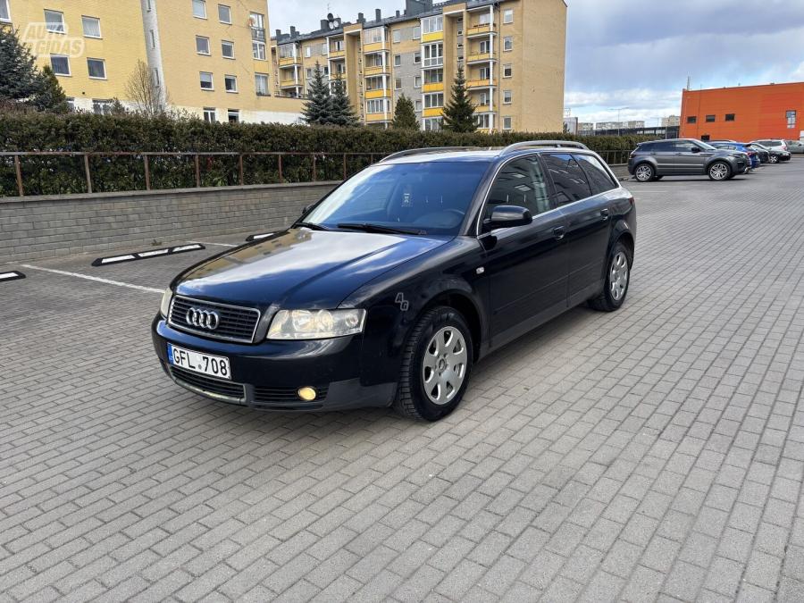 Black Audi A4 2003 in Vilnius, with an engine capacity of 1.90 L and mileage of 342 thousand km for 1050 €, photo 1 on AUTOMOTO.COM.LV